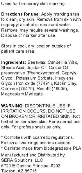 Single-use Wax Marker, Red - SERA Solutions, LLC